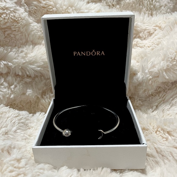 Pandora | Jewelry | Pandora Moon Bangle Silver Limited Edition | Poshmark